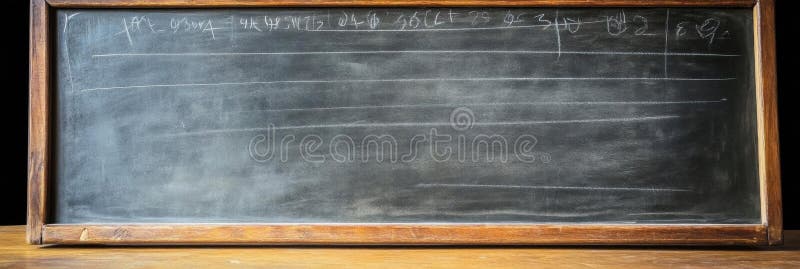 View of Blackboard with Writing, Chalkboard Provides Learning Space ...