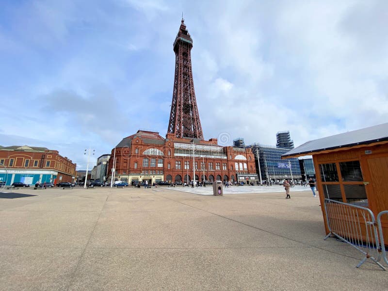 A view of Blackpool Tower editorial photo. Image of outside - 262420766