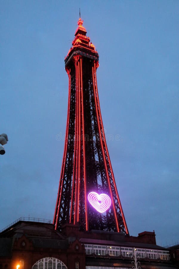 A view of Blackpool Tower editorial stock image. Image of travel ...