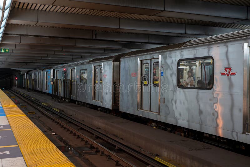 View of Bloor Subway Station in Toronto. Editorial Image - Image of ...
