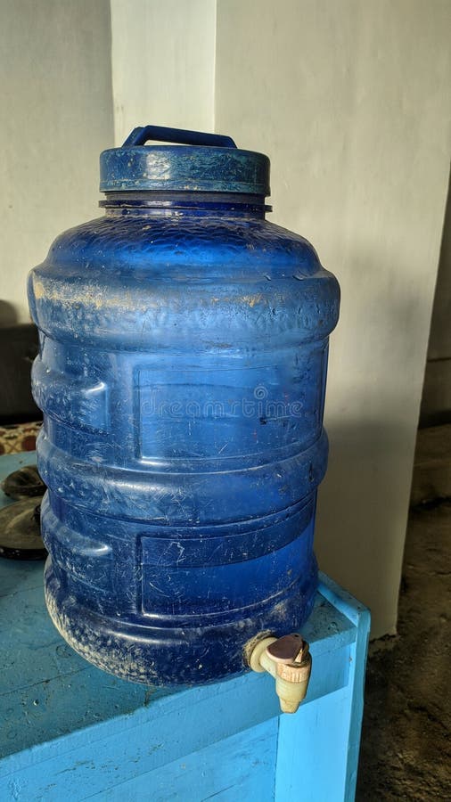 View Blue Gallon of Mineral Water Stock Photo - Image of blue, closeup ...