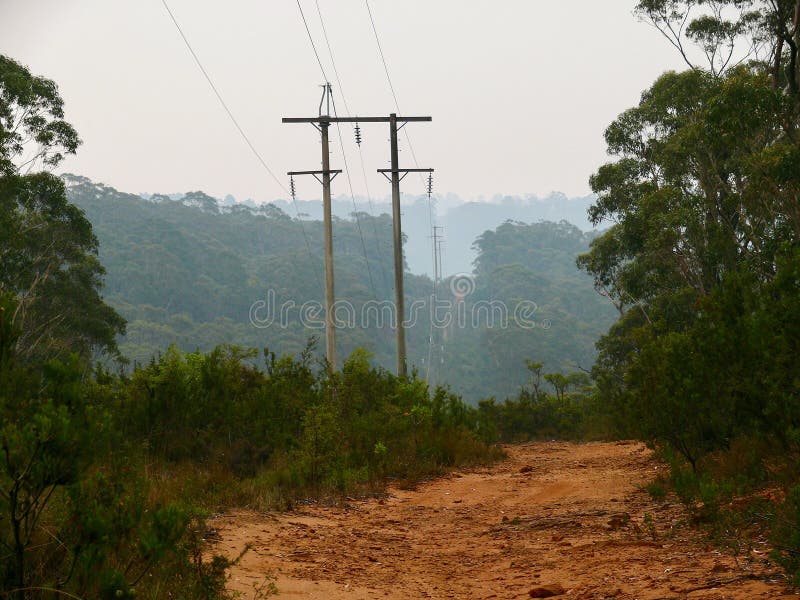 A View of the Blue Mountains from a Fire Trail Editorial Stock Image ...