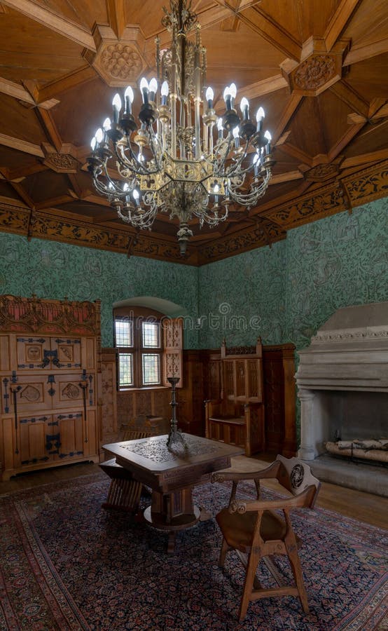 View of the Blue Room Inside the Bojnice Castle Editorial Photo - Image ...