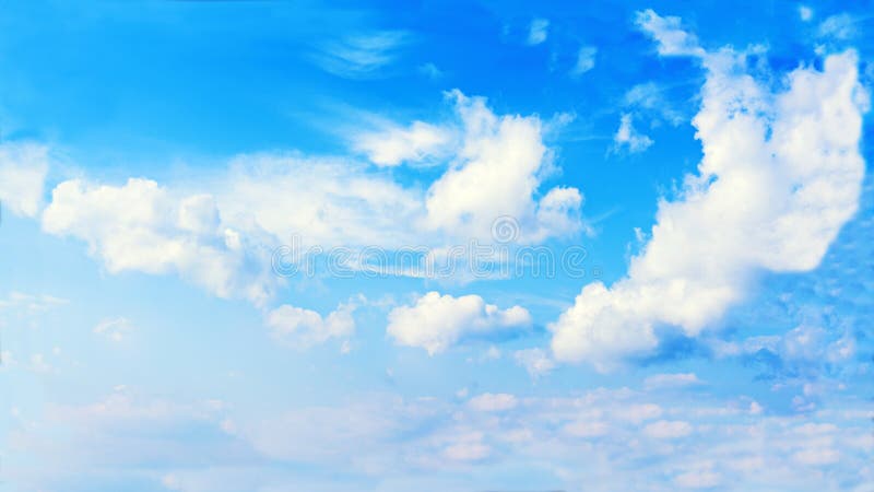 Beautiful View of Blue Sky and Clouds. Stock Photo - Image of climate ...