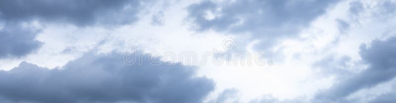 View of Blue Sky with Strom Cloud Panorama, Using As Landscape Nature ...