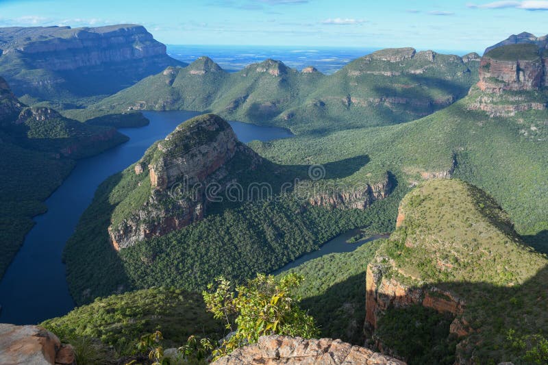 View at Blyde River Canyon in South Africa Stock Image - Image of blyde ...