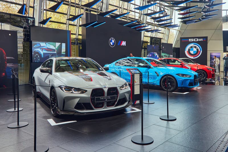 View of the BMW M4 CSL, M3 and M2 Editorial Stock Photo - Image of ...