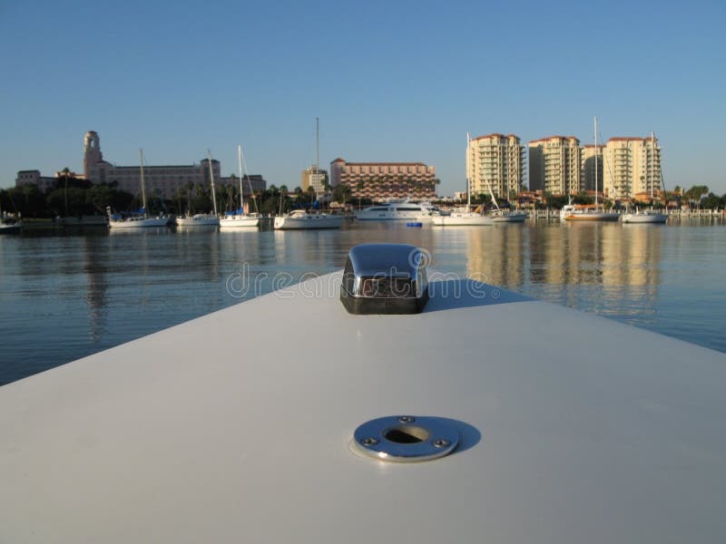 View from boat stock photo. Image of usage, boat, distance - 3635424