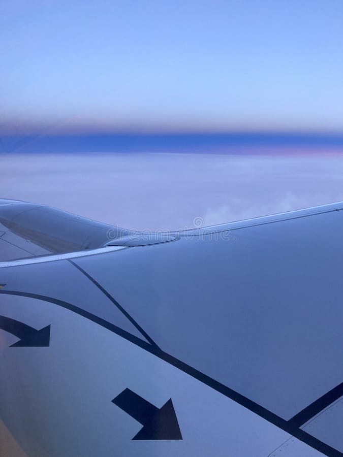 View from Boeing 747 on a Ryan Air Flight Editorial Photo - Image of ...