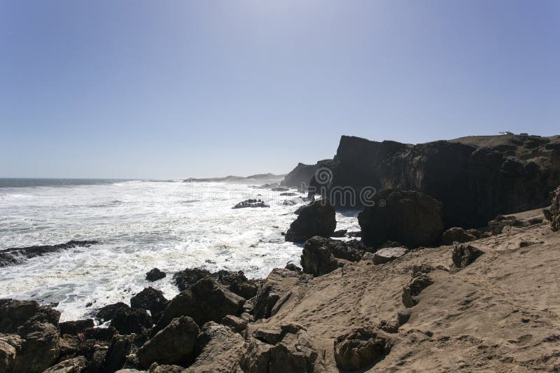 A View of Bogenfels Arch at Luderitz Stock Photo - Image of ocean ...