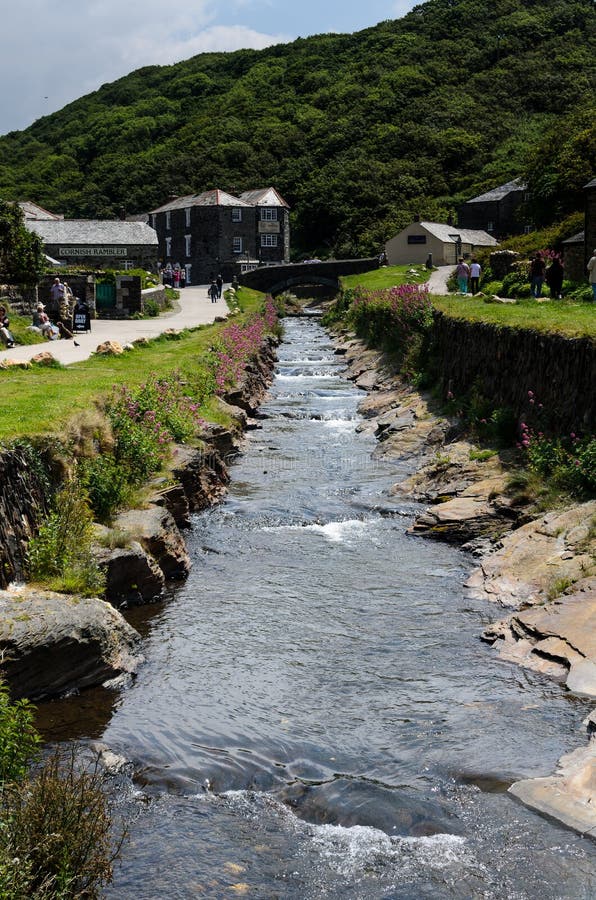View from Boscastle Harbour Stock Photo - Image of valley, stone: 56899944