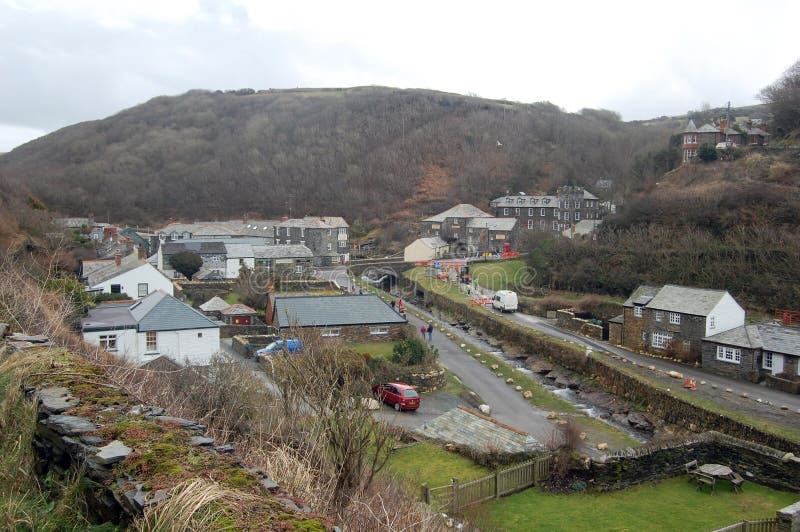 Boscastle Village, Cornwall, England, UK Stock Photo - Image of ...
