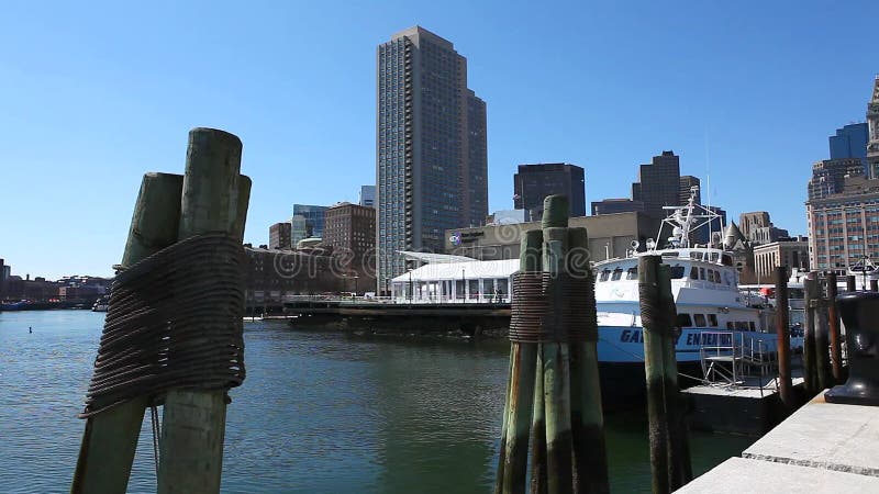 A View of the Boston Harbor, Massachusetts Stock Video - Video of ...
