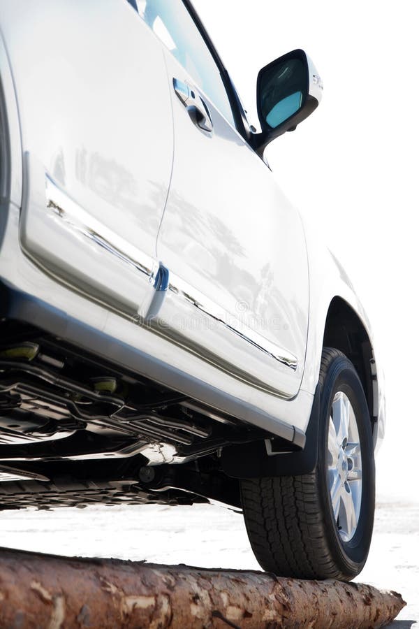 View from the Bottom of a Car Stock Image - Image of platform, good ...