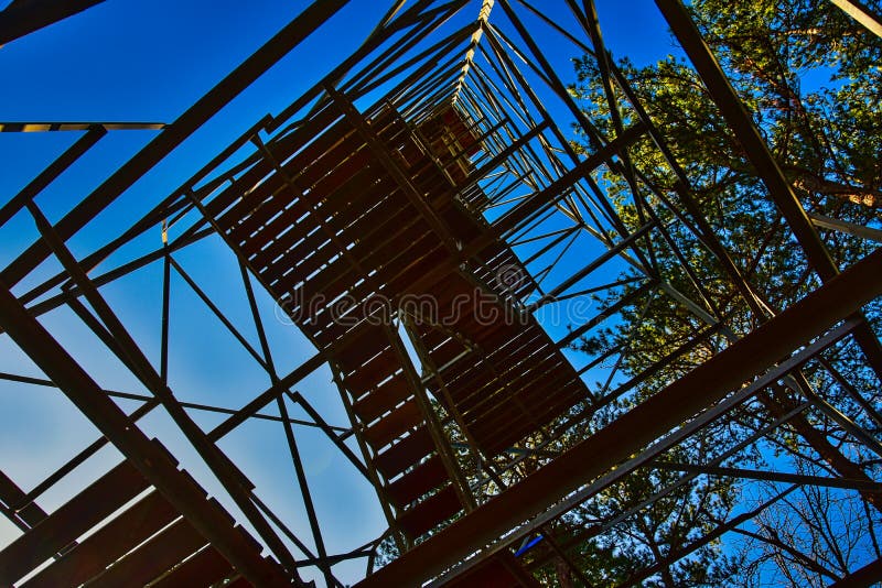 View from the Bottom Fort Leonard Wood Fire Tower St Robert Missouri ...