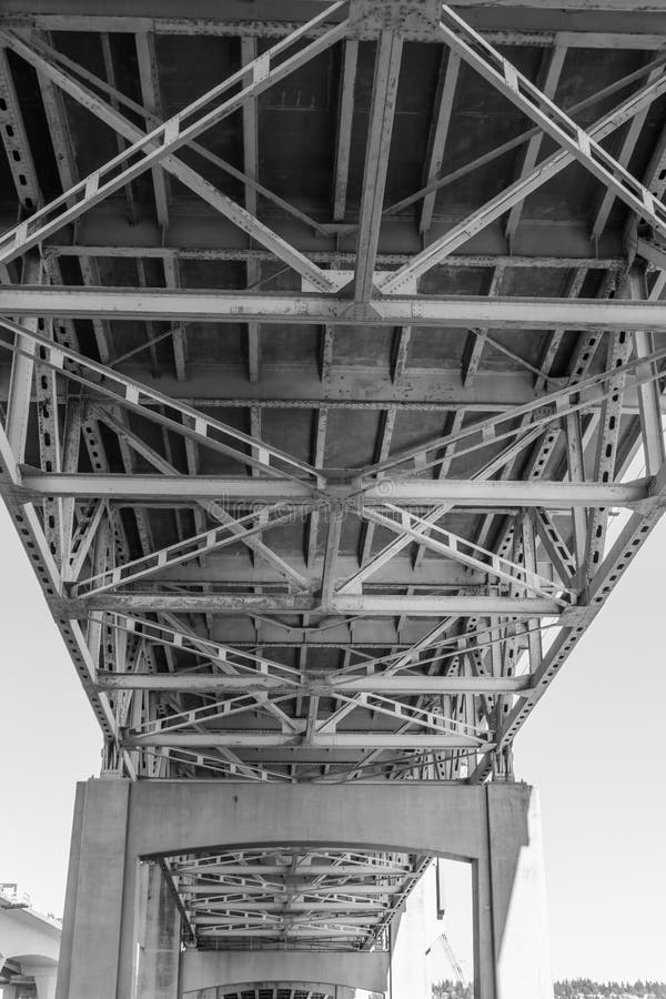 Bridge Bottom Abstract 2 stock photo. Image of structure - 122132562