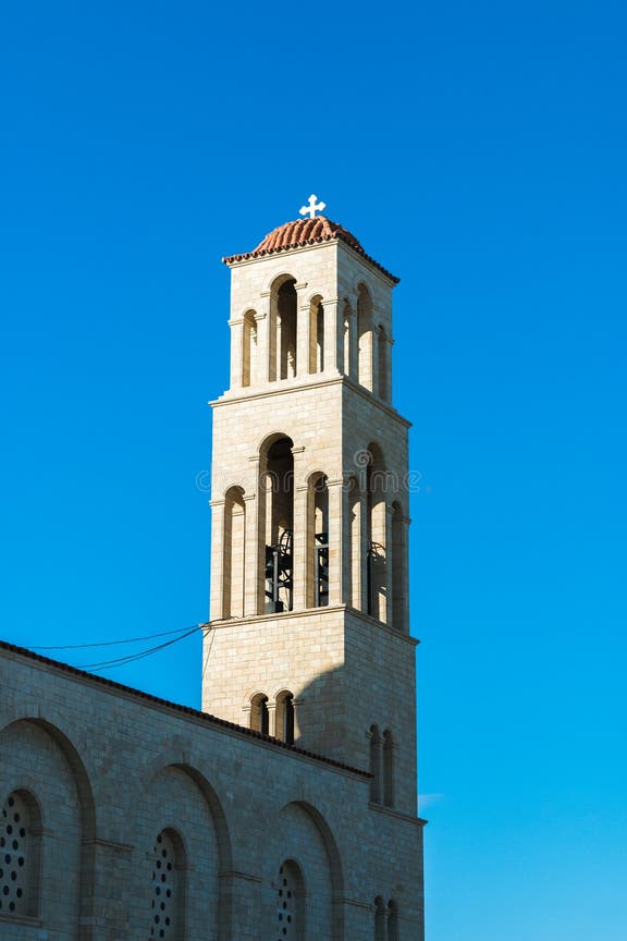 View from Bottom of a Tower Build from Bricks. Time and Space Concept ...