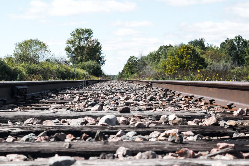 Close Up of the Bottom of a Train Rails Stock Photo - Image of rail ...