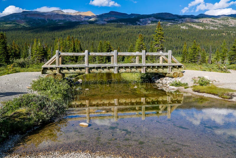 A View of Bow Lake in the Canadian Rockies Stock Image - Image of ...