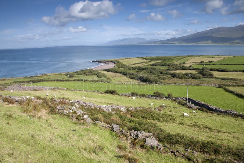 View from Brandon Point, Dingle Peninsula Stock Photo - Image of cloud ...