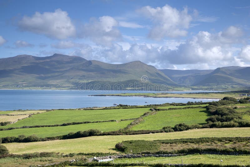 View from Brandon Point, Dingle Peninsula Stock Photo - Image of cloud ...