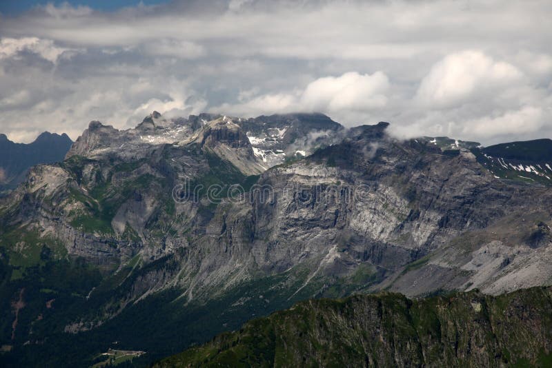 View from Brevent in the French Alps Stock Photo - Image of chamonix ...