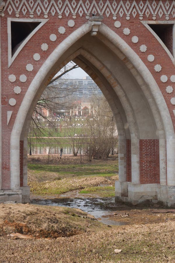 View through bridge stock image. Image of palace, sign - 24548161