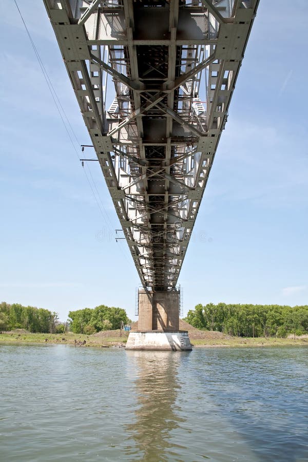 View of bridge from below stock image. Image of summer - 23320677