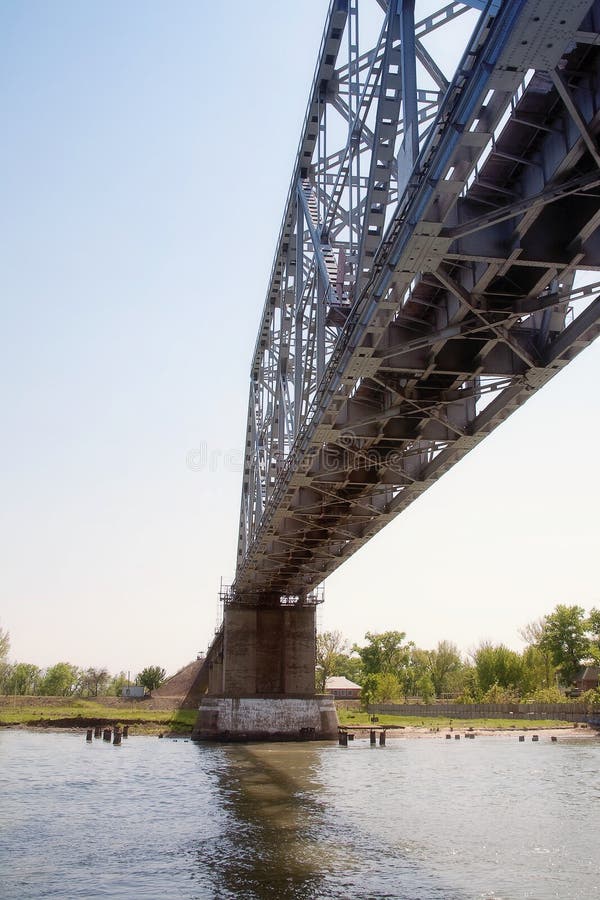 View of bridge from below stock photo. Image of building - 23378494