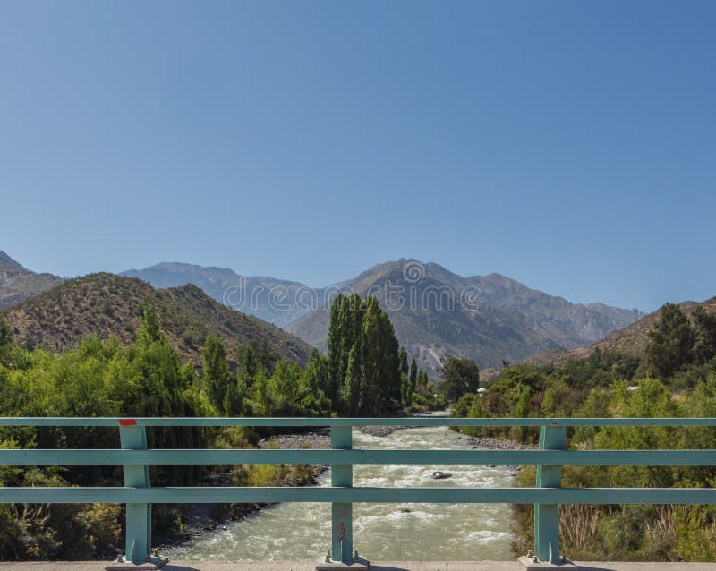 View from the Bridge of a Clean River Formed by the Melting Ice of the ...