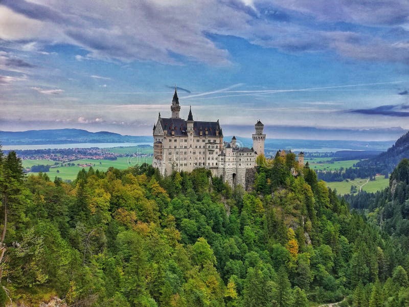 View from the Bridge Towards Castle Stock Photo - Image of terrain ...