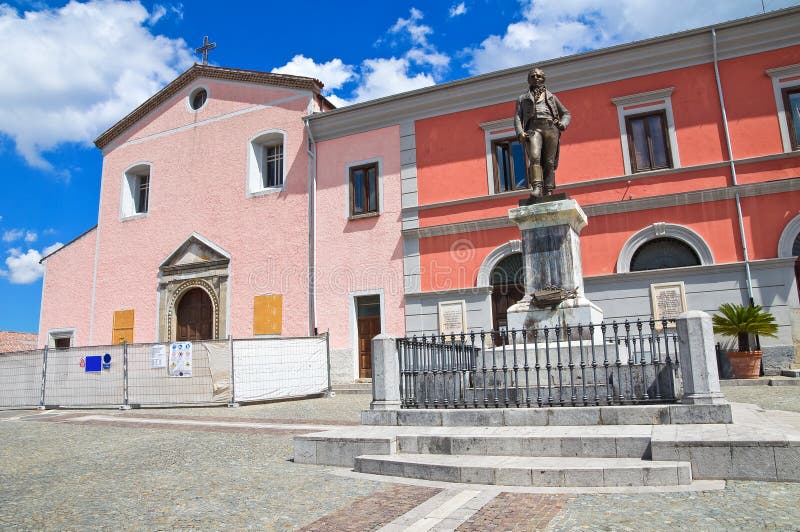 View of Brienza. Basilicata. Italy Stock Image - Image of architectonic ...