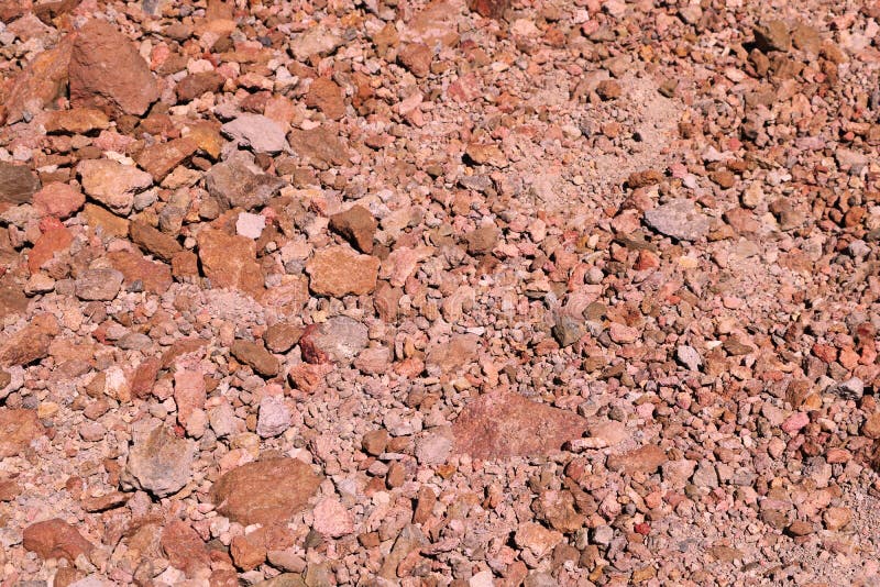 View of Bright Red Earth, Background, Texture. Stock Photo - Image of ...