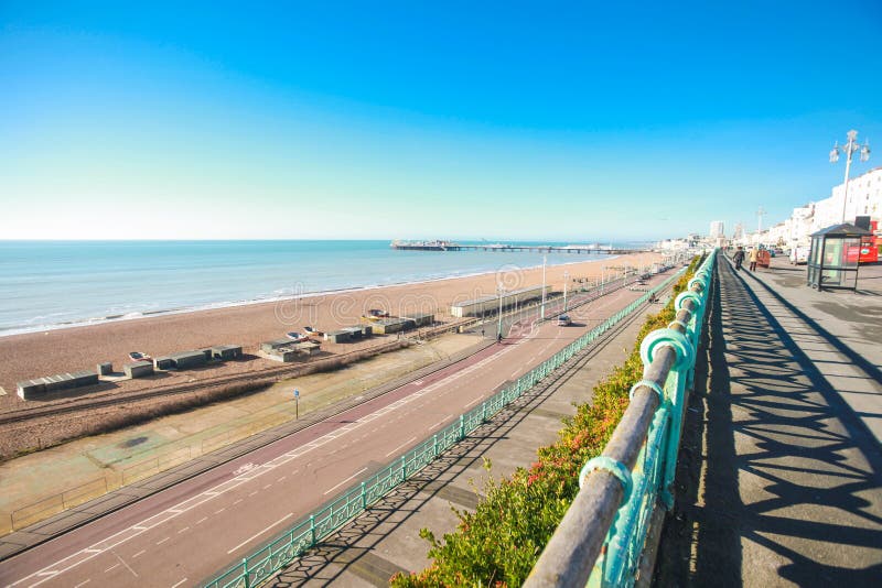 View on Brighton s cost stock image. Image of great, attraction - 27091987