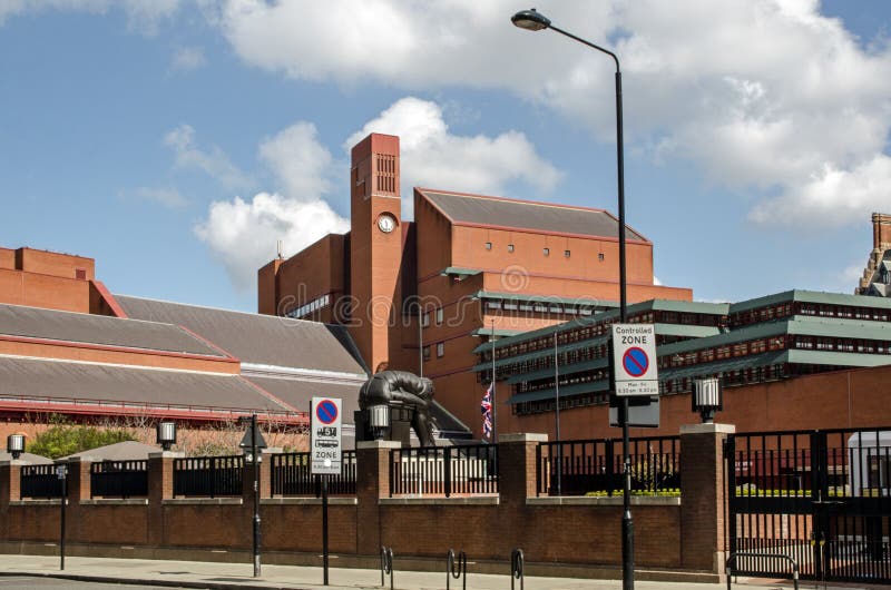 British Library on a Sunny Spring Day Editorial Stock Photo - Image of ...