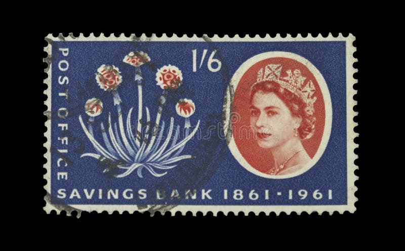 Colourful British Postage Stamps Editorial Photo - Image of royalty ...