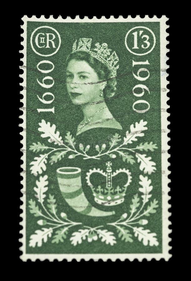 Colourful British Postage Stamps Editorial Image - Image of post ...