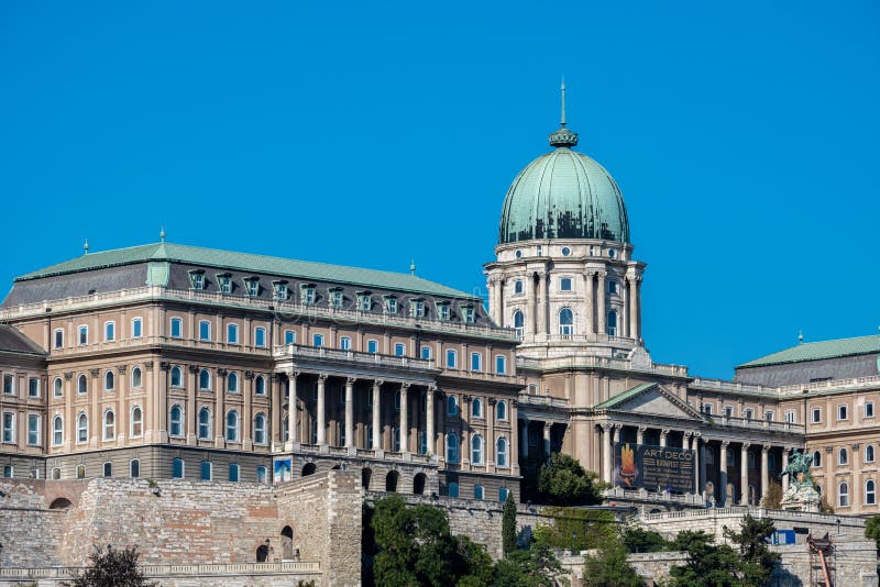 View of Buda Side of Budapest with the Buda Castle Editorial Stock ...