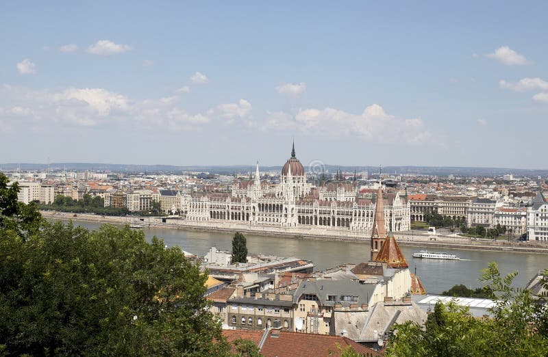 View of Budapest from Buda stock image. Image of budapest - 223002809