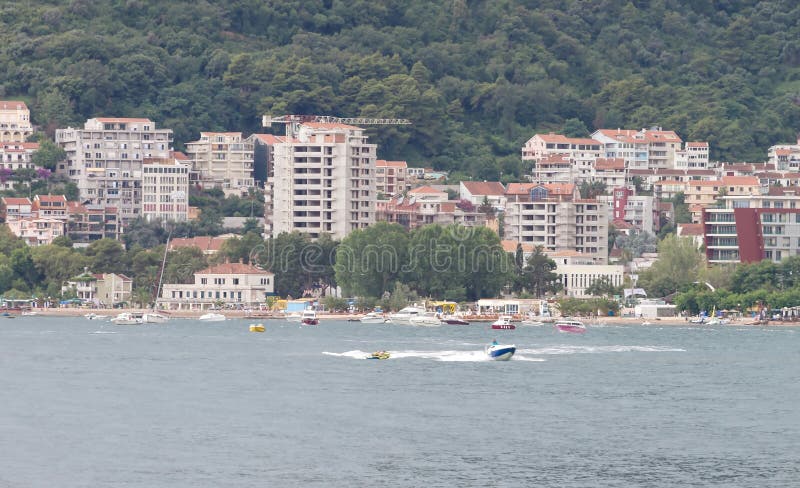 View of Budva from the Sea in Summer Editorial Image - Image of nature ...