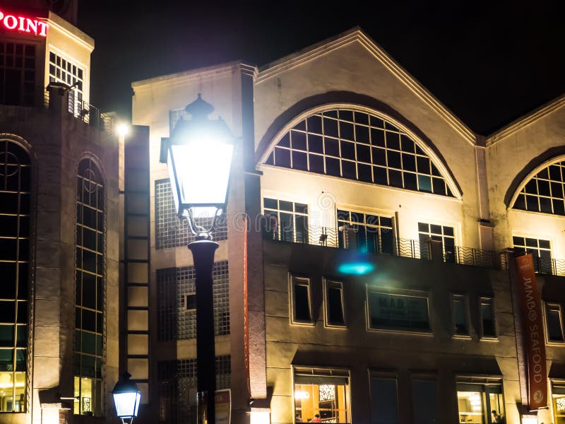View of Building at Clarke Quay. Editorial Photo - Image of perspective ...