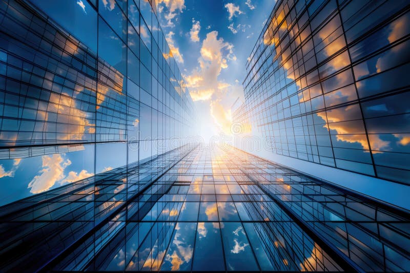 View of a Building from Ground Up, Perfect for Architectural Concepts ...