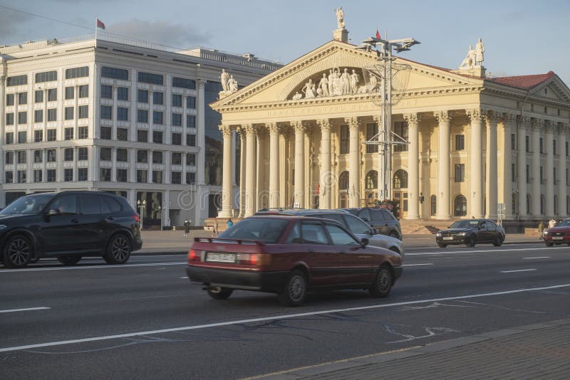 View of the Building of the Palace of Trade Unions Editorial Stock ...