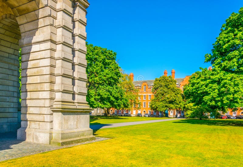 View of a Building on the Parliament Square Inside of the Trinity ...