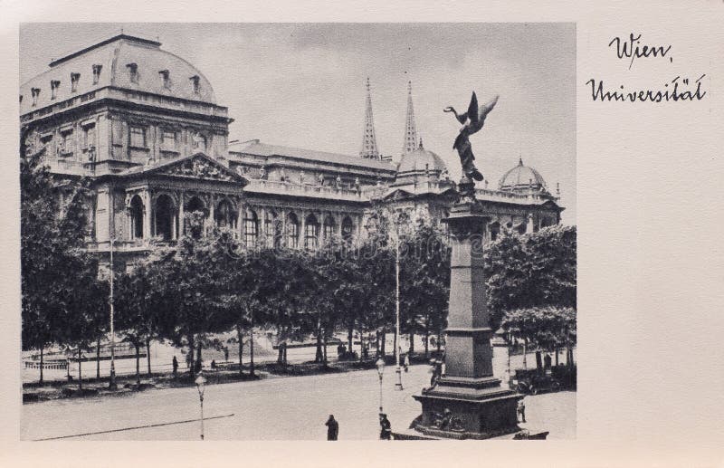 The university of Vienna editorial photo. Image of graphic - 182655041