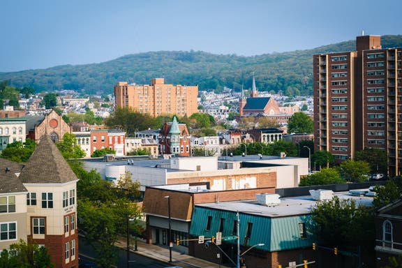 View of Buildings in Downtown Reading, Pennsylvania. Editorial Image ...