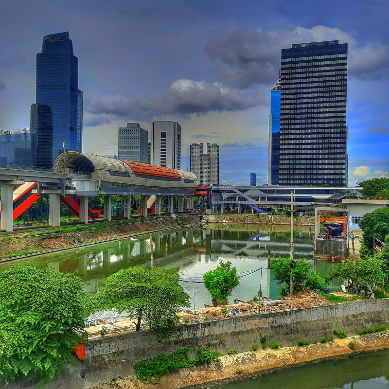 View of Buildings in Jakarta. Dr Satrio S Way Editorial Photo - Image ...