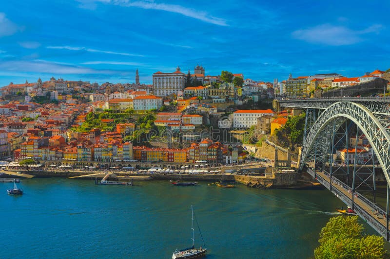 View of the Buildings with Typical Architecture in Porto Stock Photo ...