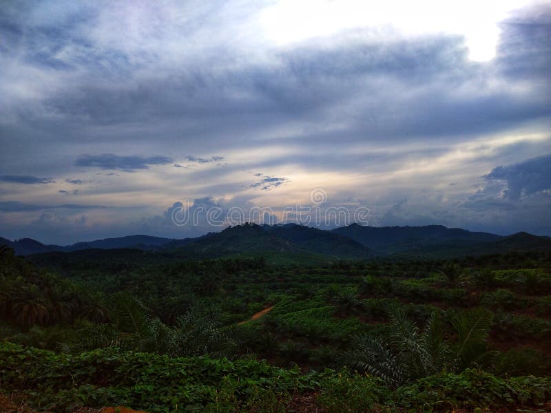 View of Bukit Barisan in North Sumatra, Indonesia Stock Image - Image ...