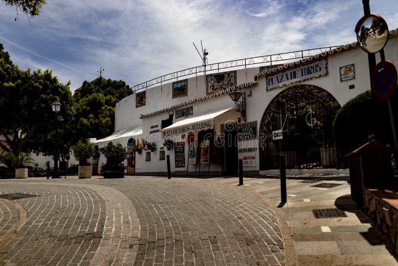 The Bullring in Mijas Which is the Smallest Bullring in Spain Editorial ...